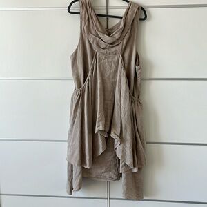 Dresses | Nwot Unique Linen Dress | Poshmark